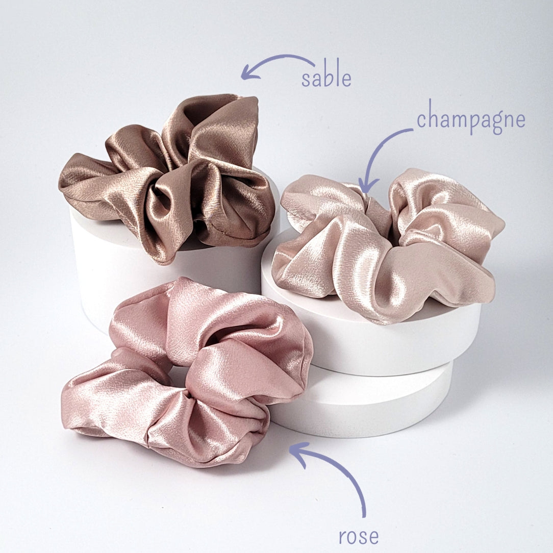 Chouchou satin - sable – Boutique Articho