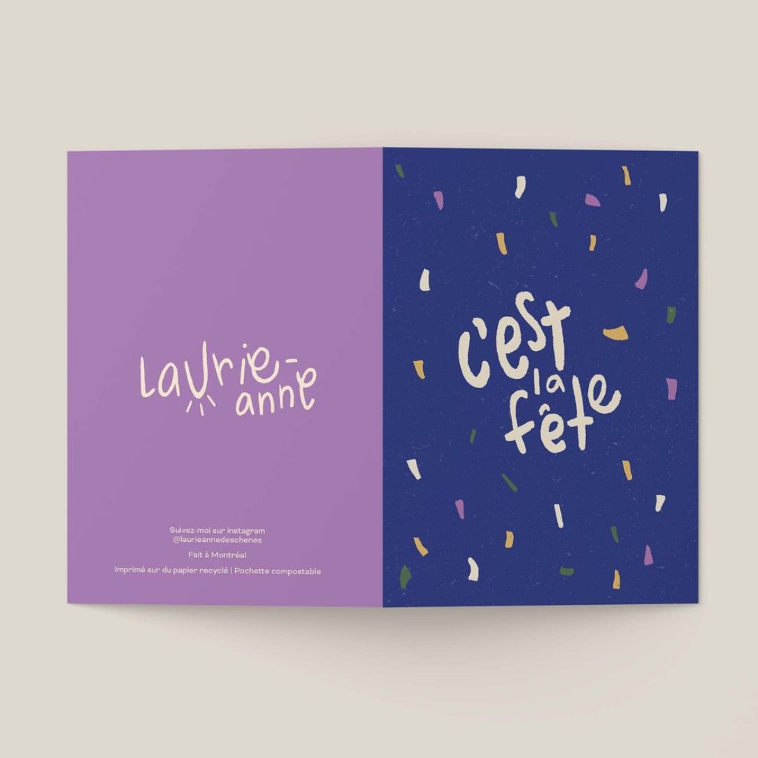 Carte - C'est la fête – Boutique Articho