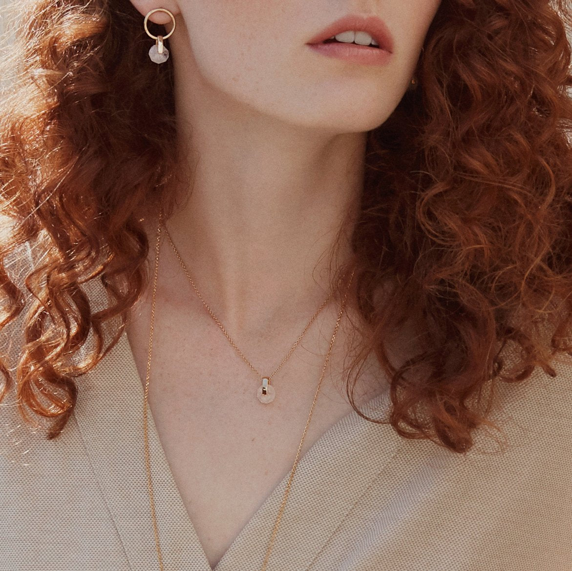 Collier RHÉA (plaqué or 14k) | Véronique Roy JWLS chez Articho
