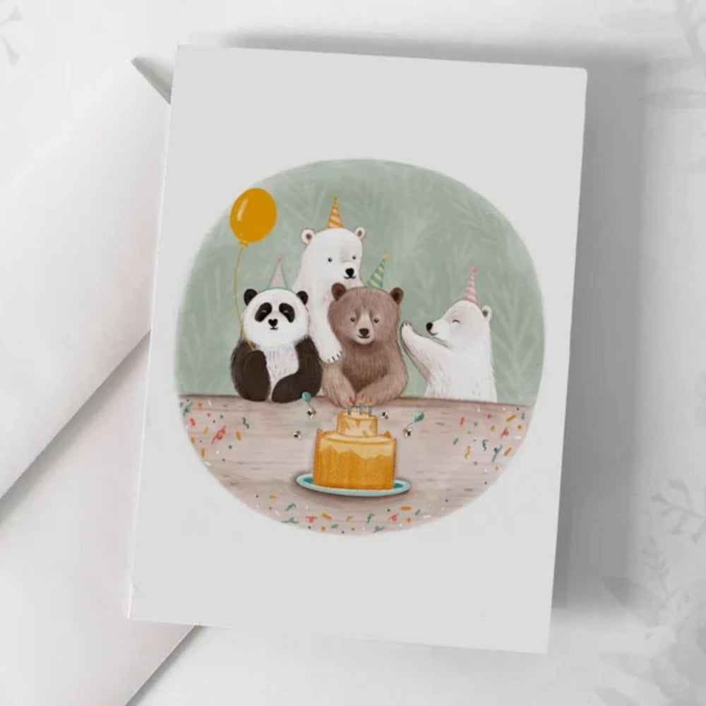 Carte de souhaits - La fête oursons – Boutique Articho